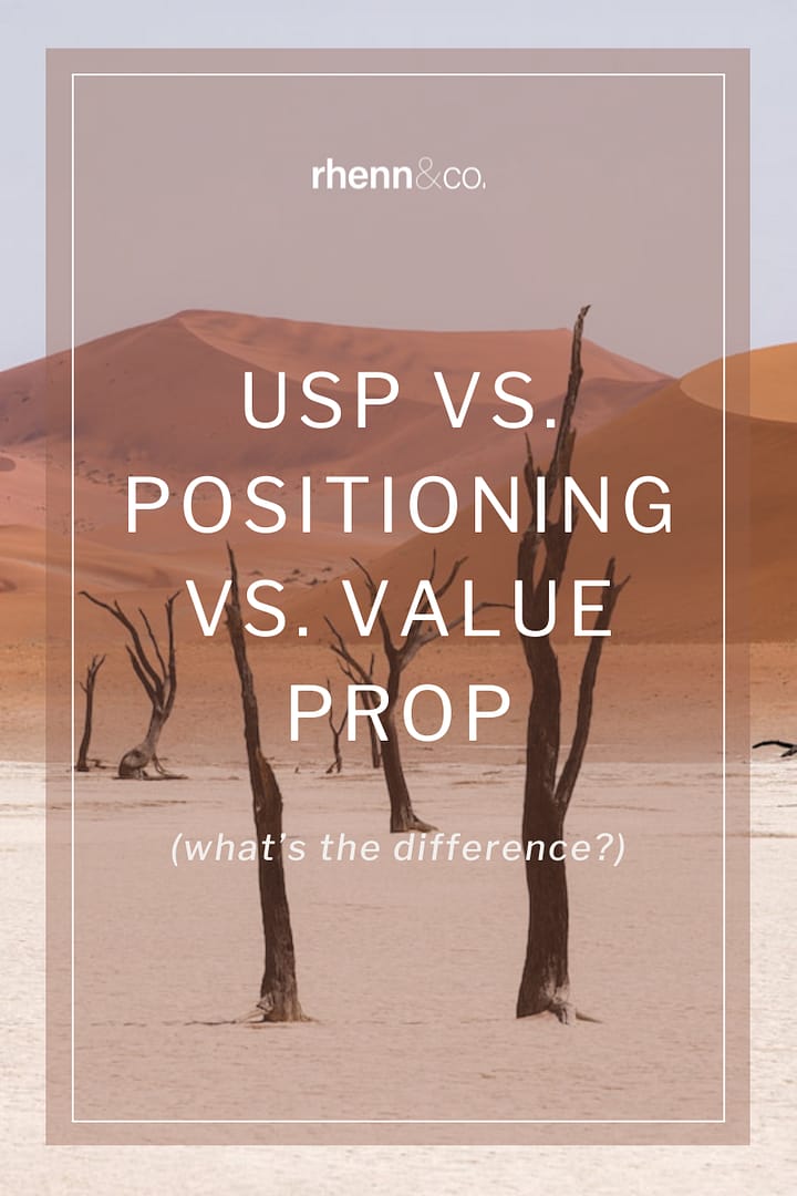 How to Tell the Difference Between USP, Positioning, and Value Proposition